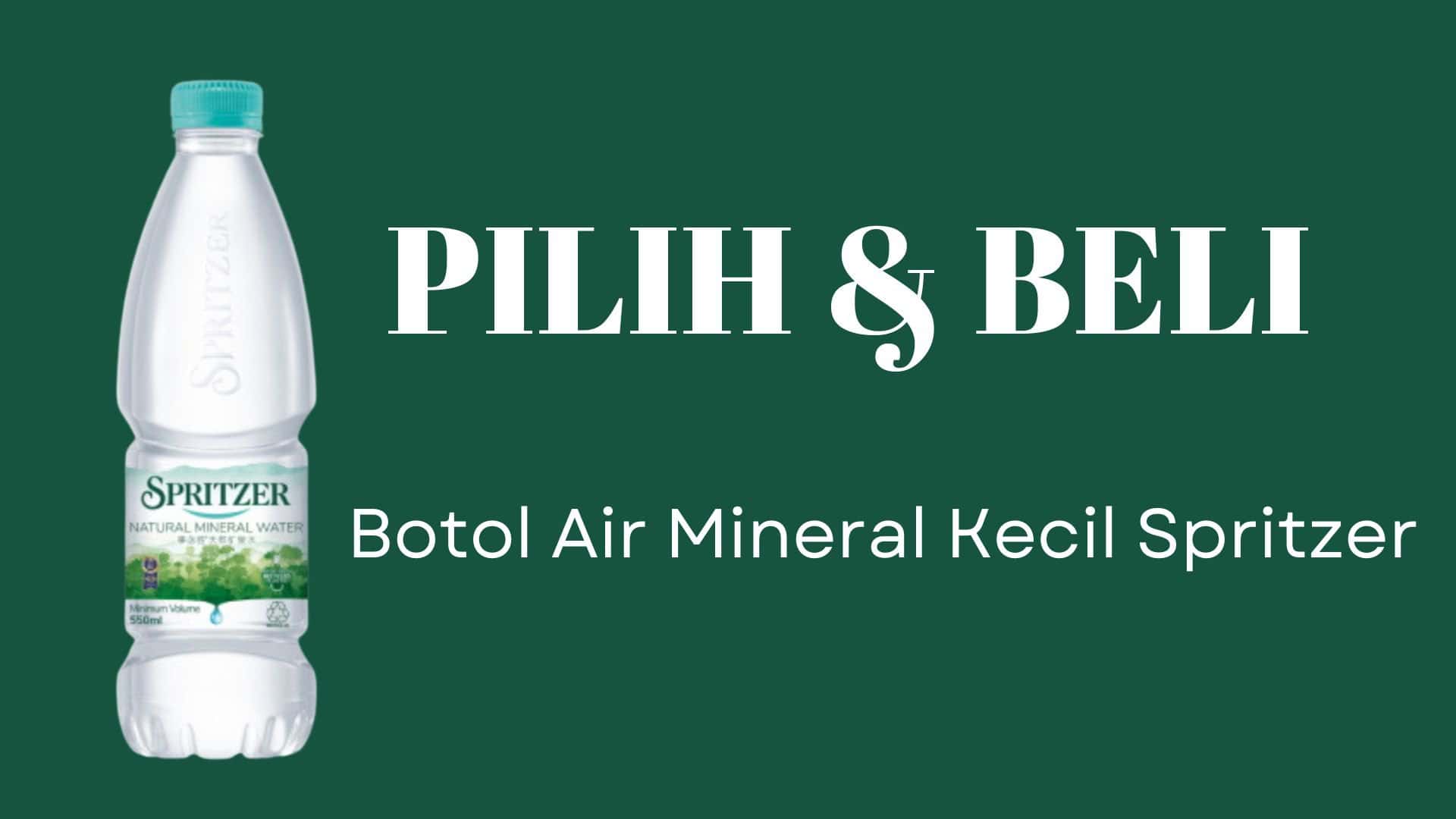 Beli Botol Air Mineral Kecil Spritzer | Free Shipping